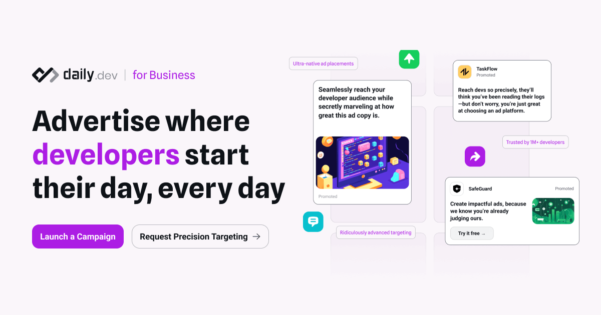 Advertiser Onboarding | Advertise with daily.dev